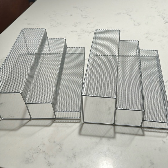 Storage & Organization | 2 Pack Mesh Kitchen Spice Rack Step Organizer ...